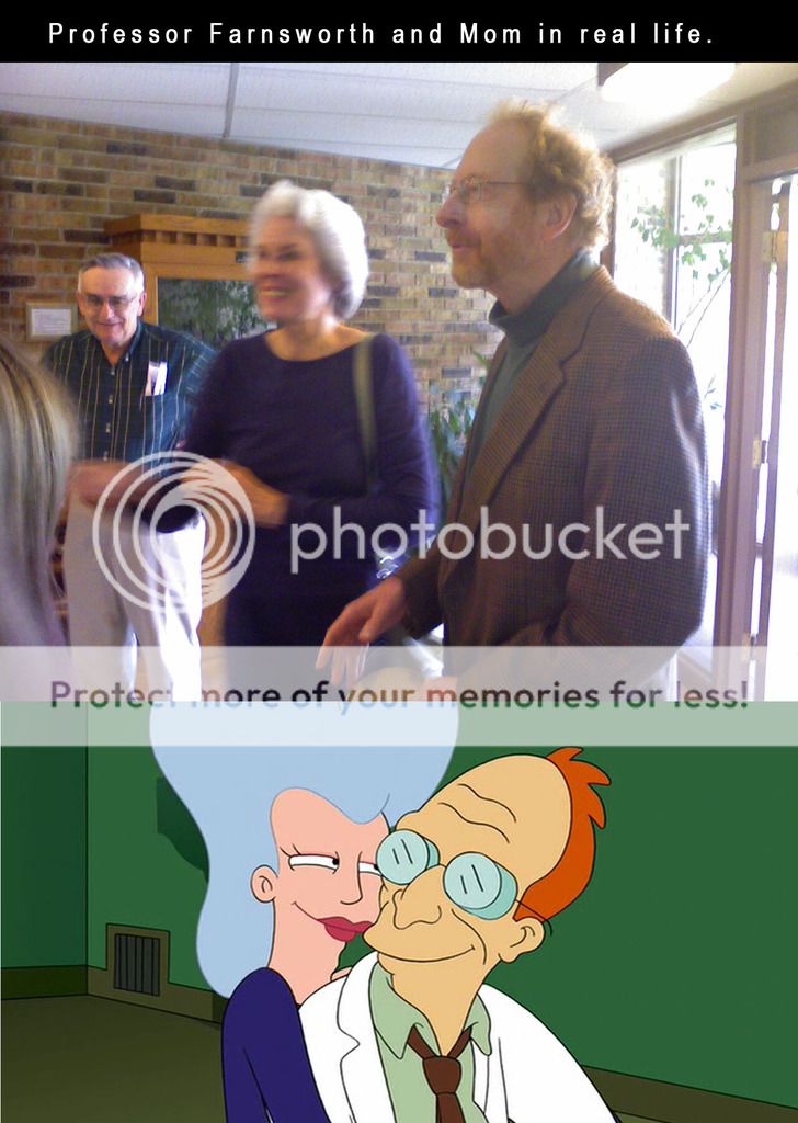 The Real Professor Farnsworth and Mom. : r/futurama